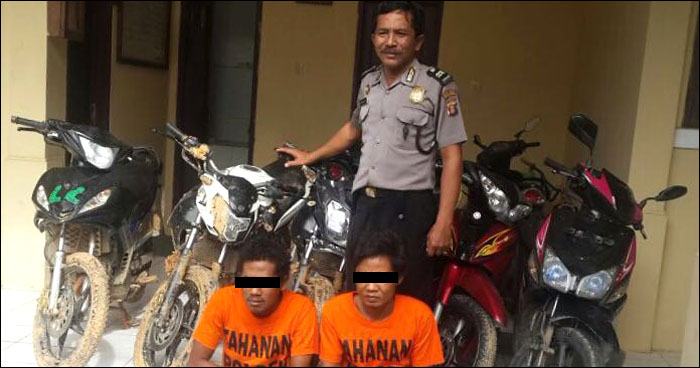 Kerap Beraksi di Samarinda dan Kukar: Anggota Sindikat Curanmor dan 13 Motor Curian Diamankan Polisi