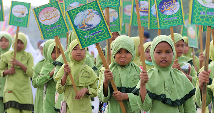 Semarak Pawai Taaruf Sambut Tahun Baru Islam di Tenggarong